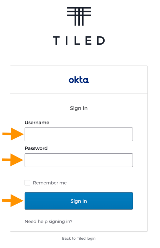 Configure SSO for Okta